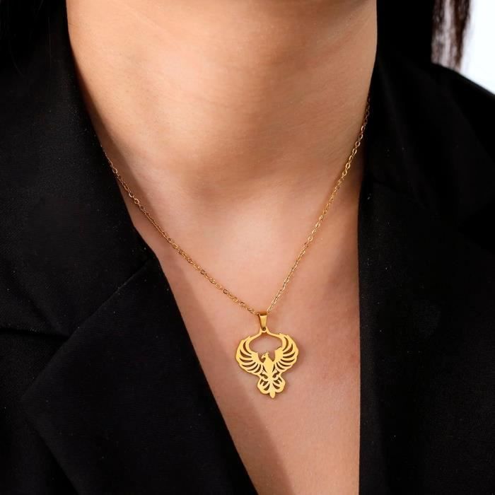 Collier Phoenix pour femmes Collier pendentif oiseau de feu Phoenix en ...