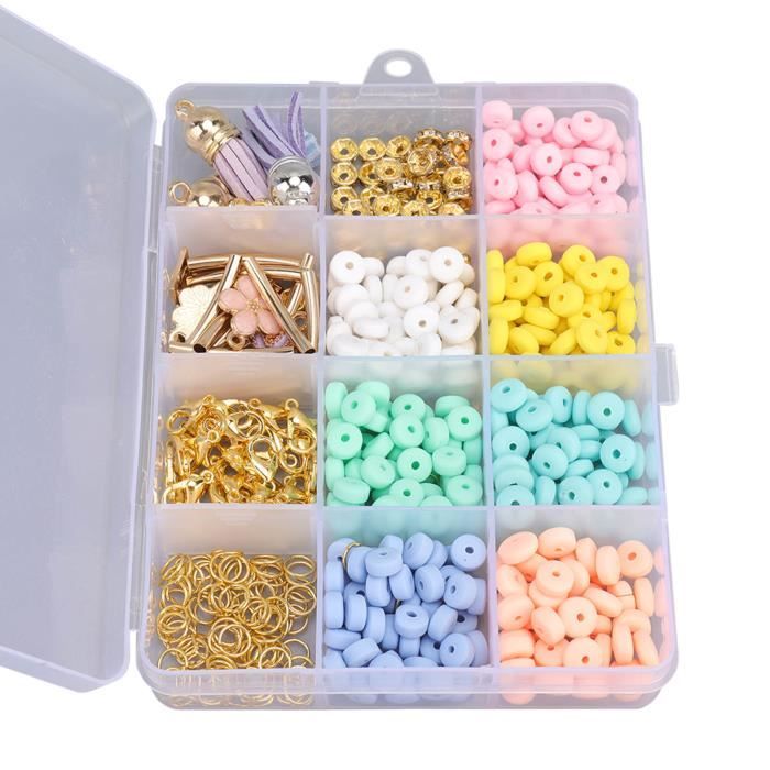 Qqmora Kit de perles d’argile douce Kit de perles en argile douce avec ...