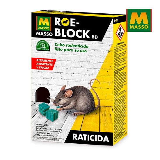 Roe-block 100 gr. raticide 231 - Cdiscount Au quotidien
