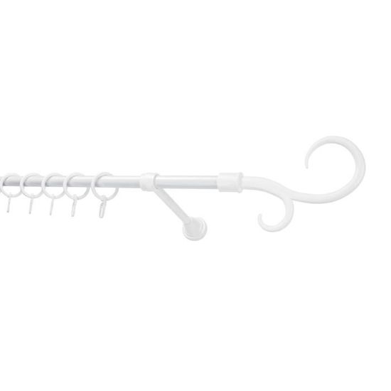 Barre à rideaux Ø 16mm Set complet y compris anneaux rideaux avec ...