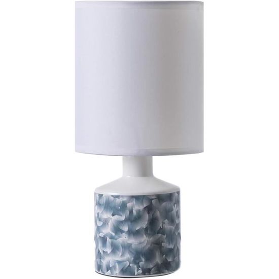 Lighting Lampe De Chevet Gisele Nature Moirée - Lampe Moderne En ...