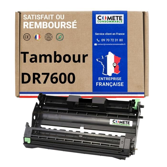 DR7600 - 1 Tambour compatible avec BROTHER DR7600- COMETE CONSOMMABLE ...