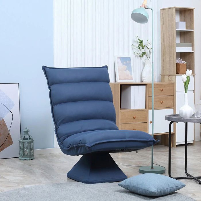 Fauteuil de sol Fauteuil paresseux pivotant 360° dossier inclinable ...