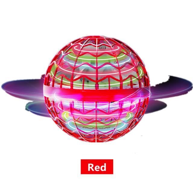 Rouge avec boîte-Mini importateur volant à lévitation avec lumière LED ...