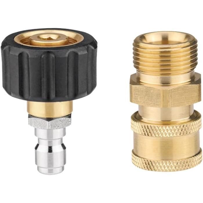 Kit Adaptateur Pour Nettoyeur Haute Pression M22 - 14 Mm - Rotatif 1-4 - Filetage Intérieur ...