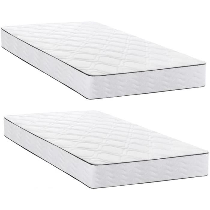 Lot De 2 Matelas 90x190