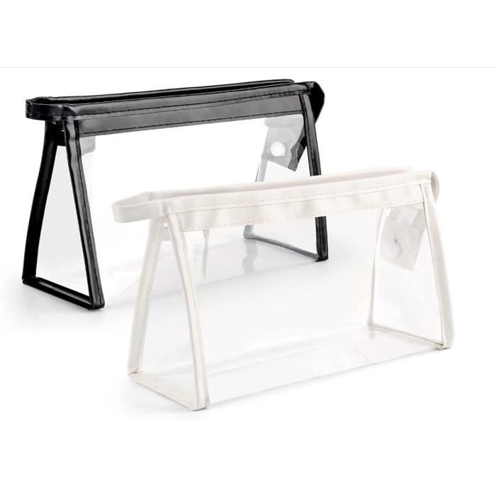 Trousse Transparente Scolaire pour Examen, Sac à Crayons en Clair PVC ...