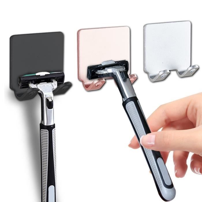 Porte-rasoir pour hommes, 3 pièces, sans poinçon, rangement des lames ...