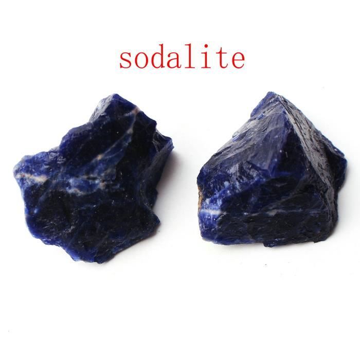 Pierres précieuses,Roche brute en cristal naturel, 2 pièces, minéraux ...