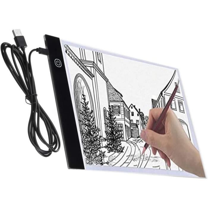 Tablette Lumineuse Dessin, A4 Super Mince USB LED Art Plaque de ...