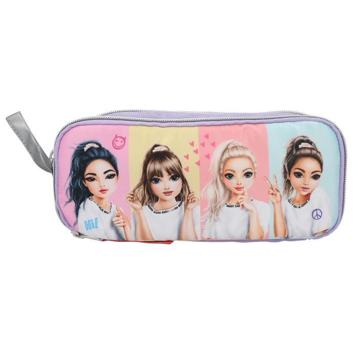 Trousse à crayons - DEPESCHE - TOPModel Snap Shots - 4 compartiments ...