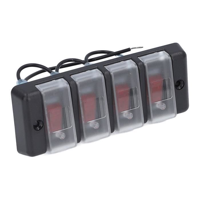 Ej Life Panneau De Commutation Panneau Dinterrupteur à Bascule Led à 4