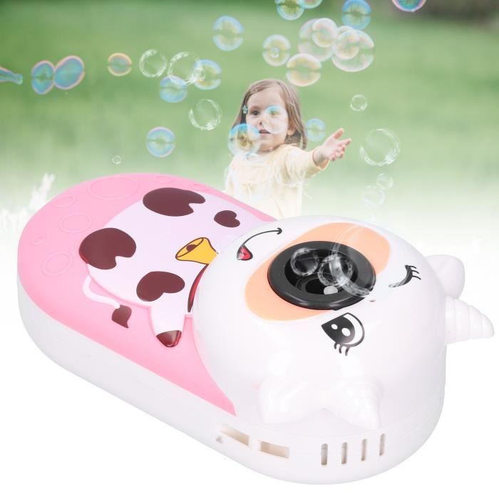 ESTINK Machine à bulles sans fuite 360° pour enfants, jouet à bulles ...