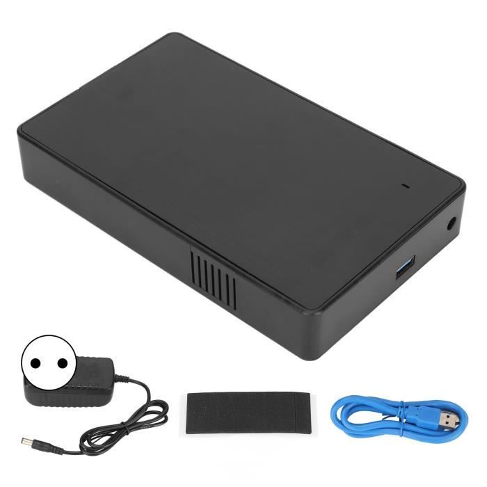 Fdit boîtier de disque dur 3 Boîtier de disque dur USB3.0 3.5in 2.5in ...