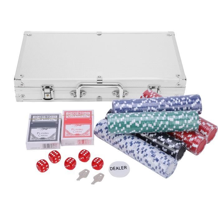 HURRISE dés de cartes Jeu de jetons Texas Cards Poker Dice Decks Set ...