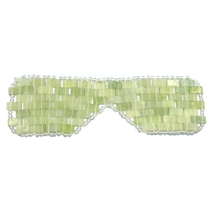 Masque de sommeil rafraîchissant en jade Masque pour les yeux pour la ...