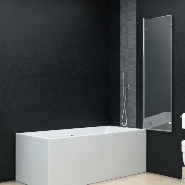 Cabine de douche pliable 3 panneaux ESG 130x138 cm Mothinessto LY10157 ...