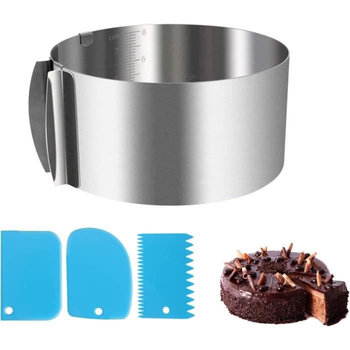 Cercle À Pâtisserie Réglable,Cadre À Gâteau En Acier Inoxydable Rond ...