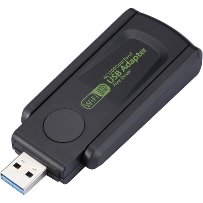 Dongle WiFi réseau USB, cartes WiFi réseau double bande 600 Mbps, carte ...