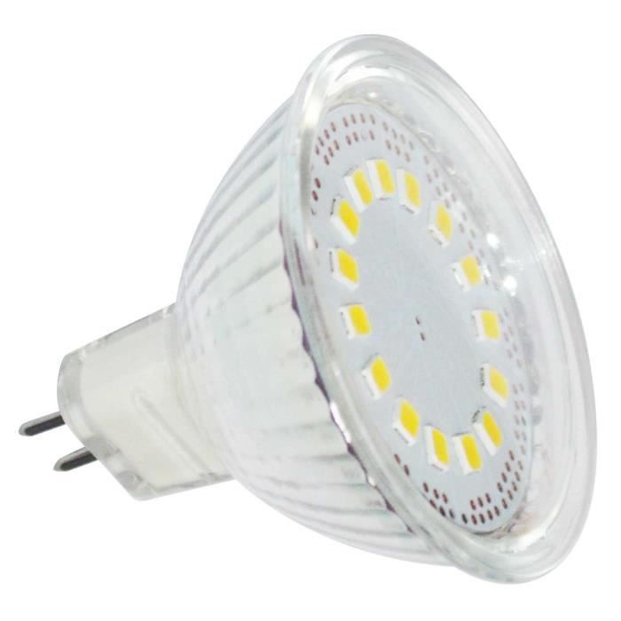 MACADAM LIGHTING Ampoule LED GU5,3 4 W équivalent à 20 W blanc neutre ...
