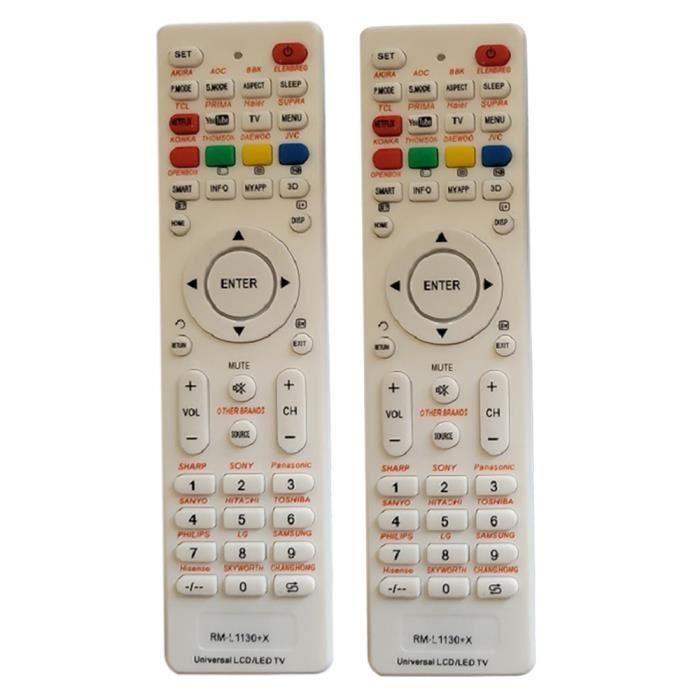 Rm L1130 8 Télécommande De Remplacement Pour Toutes Les Marques De