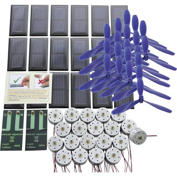 Kit solaire de base avec connexions à visser pour l'éducation Sol ...