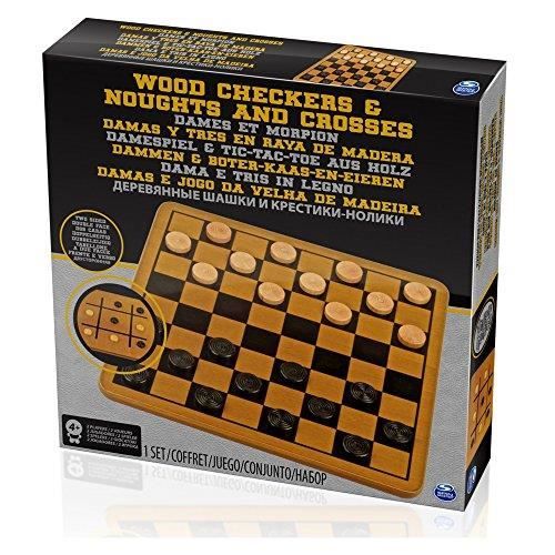 Spin Master Cdl6033145) - Spin Master - Checkers - Tic Tac Toe (wood ...