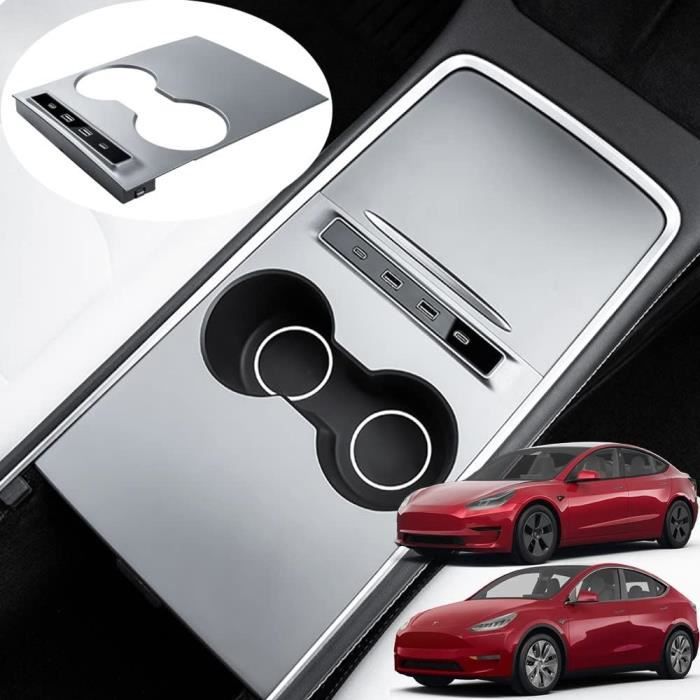 4 En 1 Usb C Hub Pour Tesla Modèle 3 Modèle Y 2021 2022 2023 Station D ...