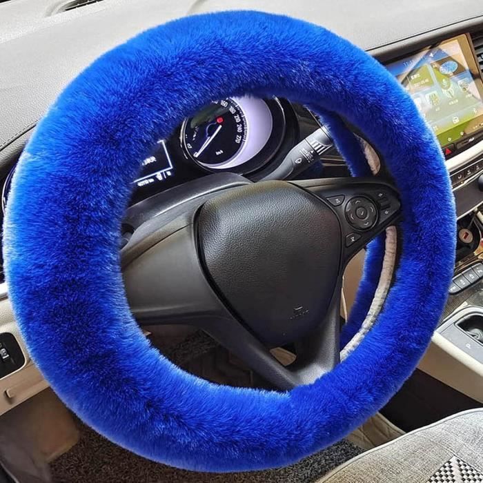 Housse de volant en fourrure moelleuse Spinner, housse de volant de ...