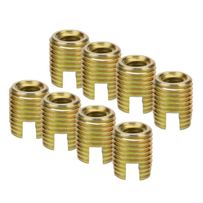 Zerone Insert de filetage en acier inoxydable 20Pcs Vis en Acier au Carbone à Filetage ...