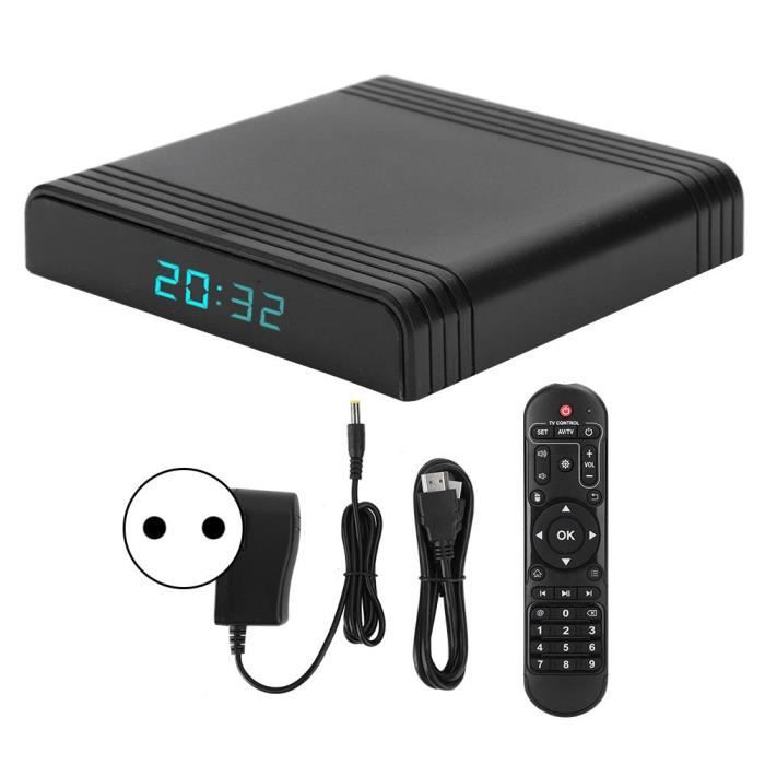Zerone Décodeur numérique Lecteur Internet pour Android 9.0 BOÎTE TV ...