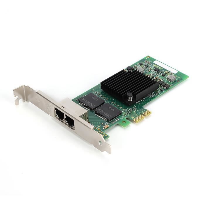 Carte Réseau - ZJCHAO - I350-T2V2 - Double port RJ45 - PCI-E 2.0 x4 ...