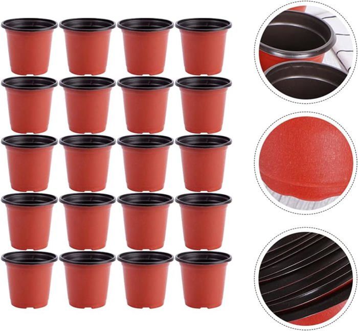 20 Pièces Pot De Semis Bac À Fleurs Planteurs De Pépinière Semences De ...