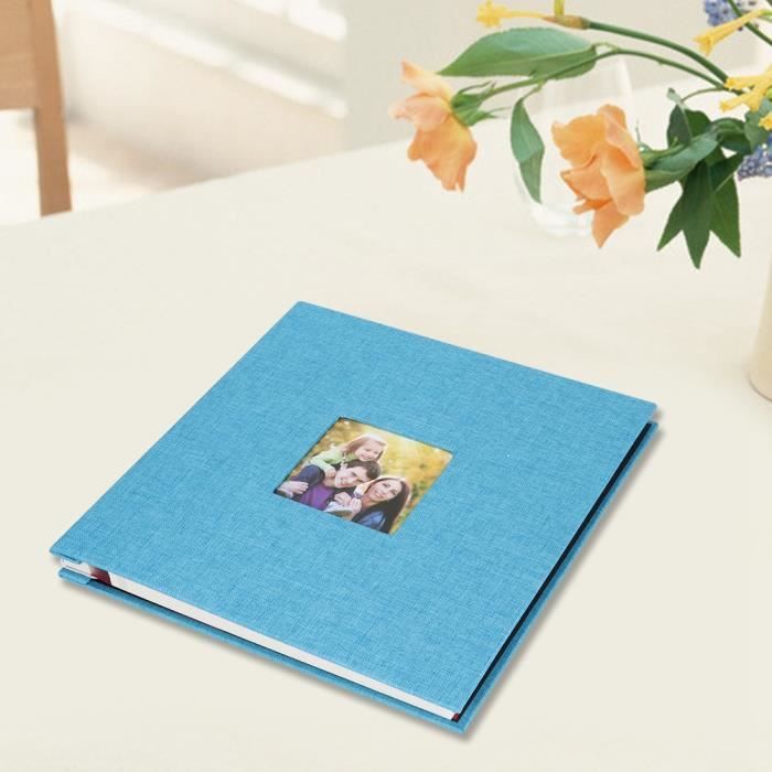 Qqmora album photo DIY Album Photo en lin auto-adhésif artisanal, Album ...