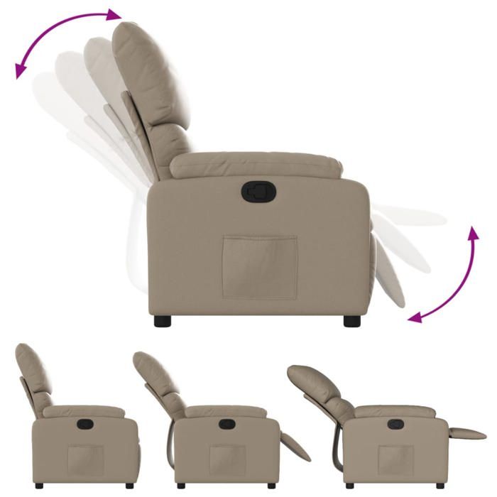 BONNIE®（Brun）Fauteuil releveur - dossier inclinable/135 degrés ...