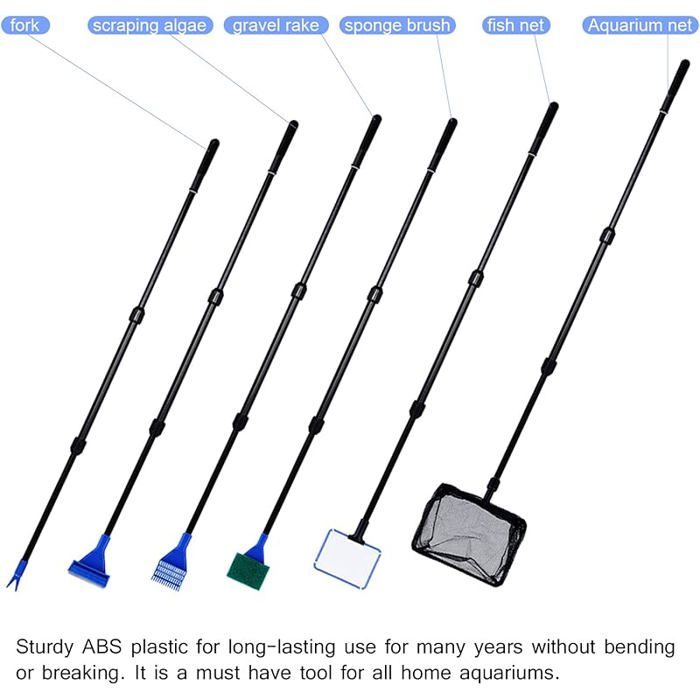 9 en 1 Outils pour Aquarium pour Tailr s Plantes Aquatiques Netage de l ...