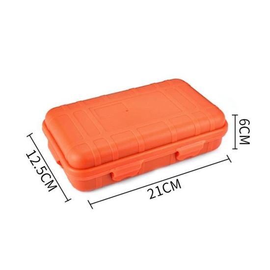 Conteneur de survie étanche en plastique extérieur, boîte de rangement ...