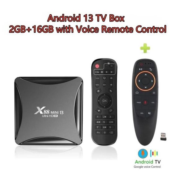 Boîtier Smart TV - RNCYN - Android 13 - RK3528 - 8K - 4 Go/32 Go/64 Go - WiFi IPTV - Cdiscount ...