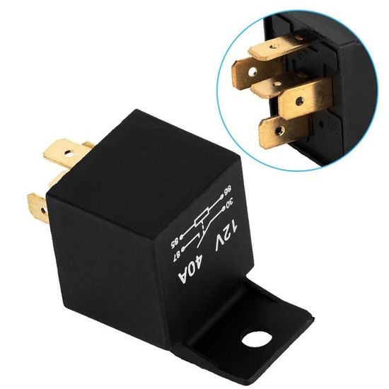YOSOO relais 12 V 5 broches 12V 30A / 40A relais automatique de voiture ...