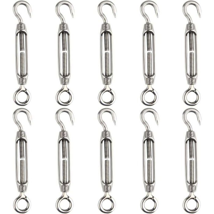 10 tendeurs de fil en acier inoxydable 304 crochet et il rglables heavy ...