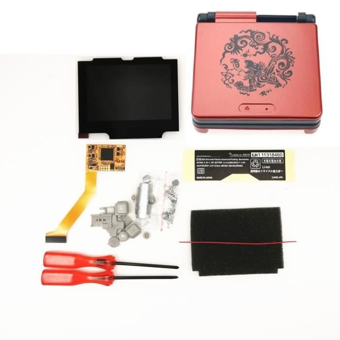 Kit écran LCD IPS V2 - Imperial dragon - GBA SP - Rétroéclairage - 5 ...