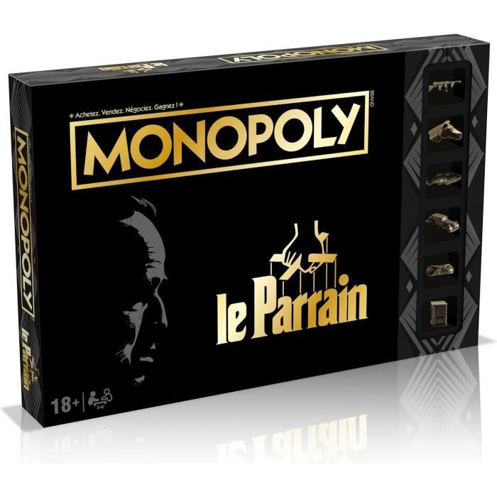 Monopoly Le Parrain - Jeu De Société - Jeu De Plateau - 2 À 6 Joueurs ...