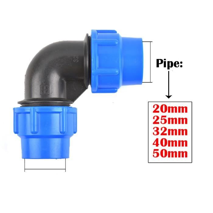 20-25-32-40-50mm PVC PE Tube séparateur d'eau du robinet connecteur de ...