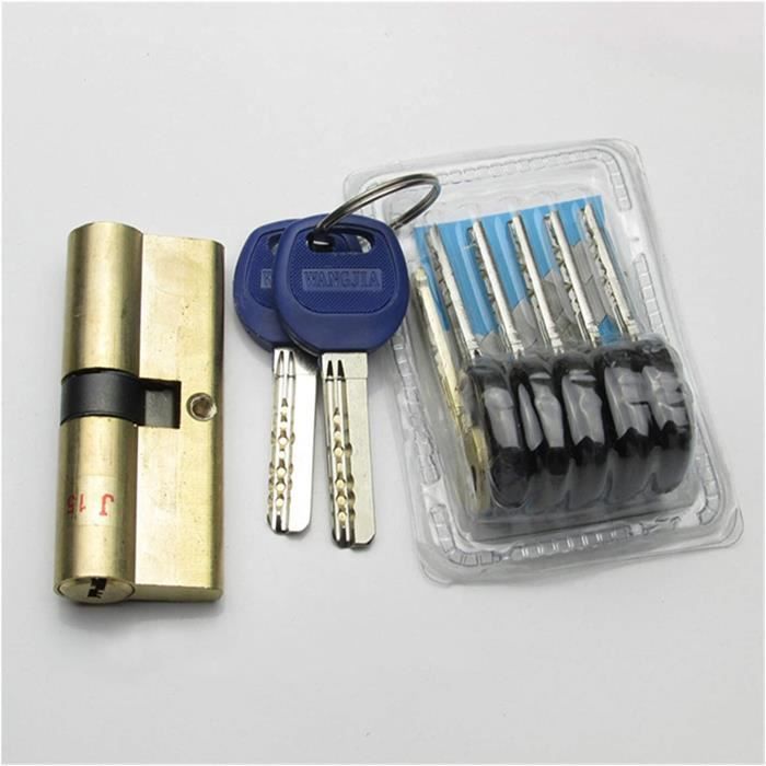 Cylindre de Serrure,Cylindre de Porte Verrouillage de porte Noyau d ...