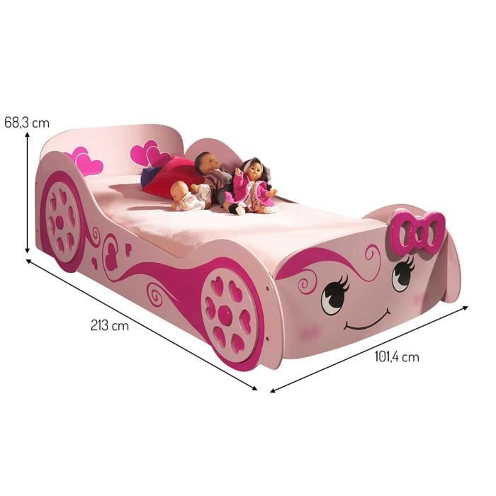 Lit de Voiture - Dream Tree - Elly - Rose - 90 x 200 cm - Cdiscount Auto