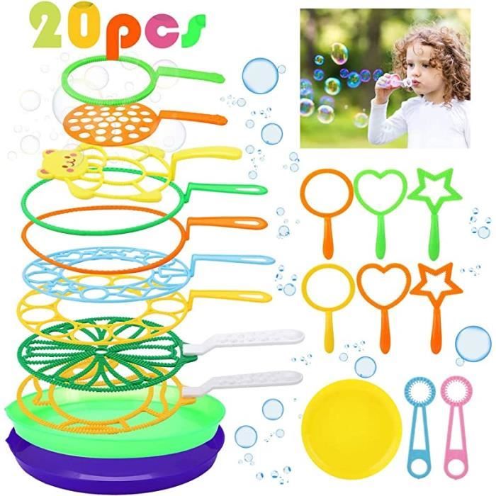 Machine à Bulles, 20PCS Kit de Bulles de Savon pour Enfants Baguette à ...