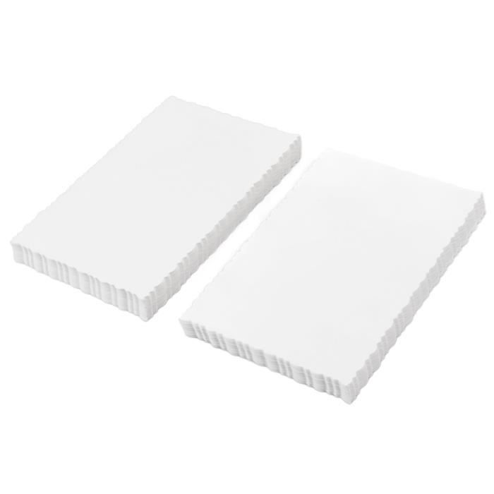 Papier Cartonné Blanc 1 Carton Blanc, 100 Pièces Carton Blanc Pour ...