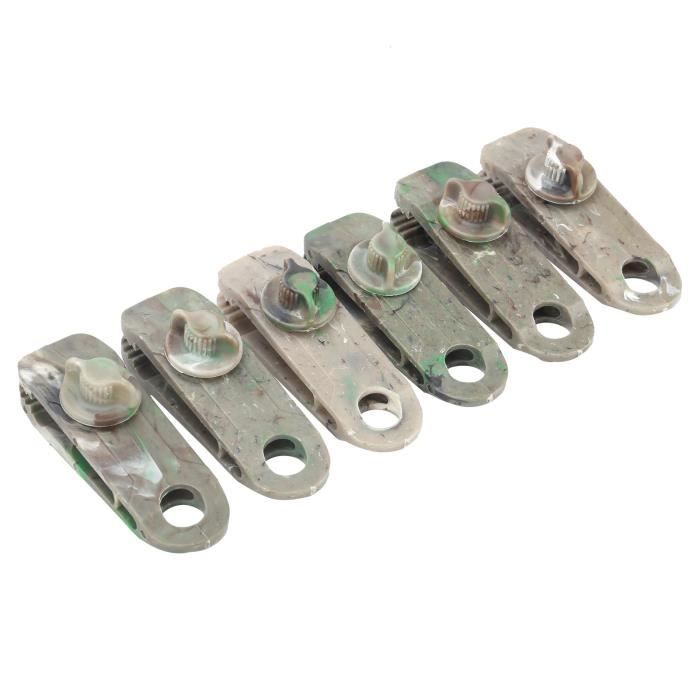 Dilwe pinces de tente 6 pièces pinces de bâche pinces robustes serrure ...