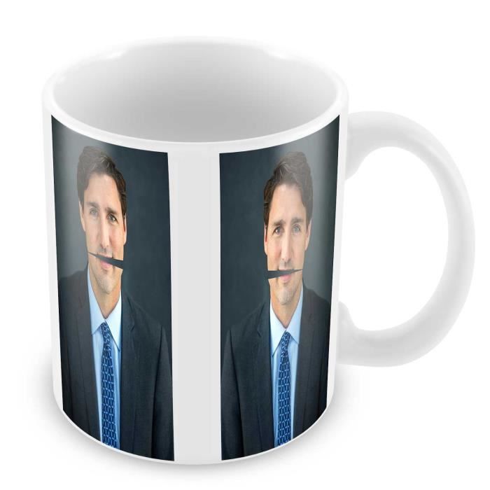 Mug - GENERIQUE - Justin Trudeau - Céramique - Cylindrique - Compatible ...