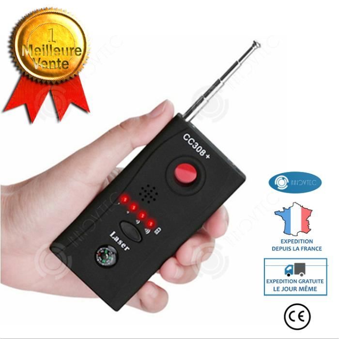 INN® CC308 + détecteur caméra anti-furtivité anti-écoute sans fil ...
